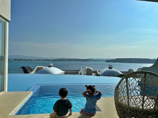 プライベートヴィラ Yuki Suite Kourijima のプール - 宿泊予約は